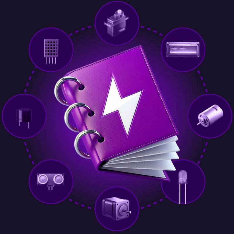 Arduino Block Coding Examples Code Kit Cookbook
