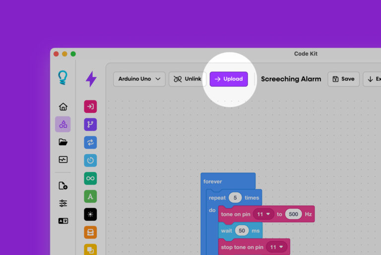 Code Kit Intuitive Drag And Drop Block Coding For Arduino